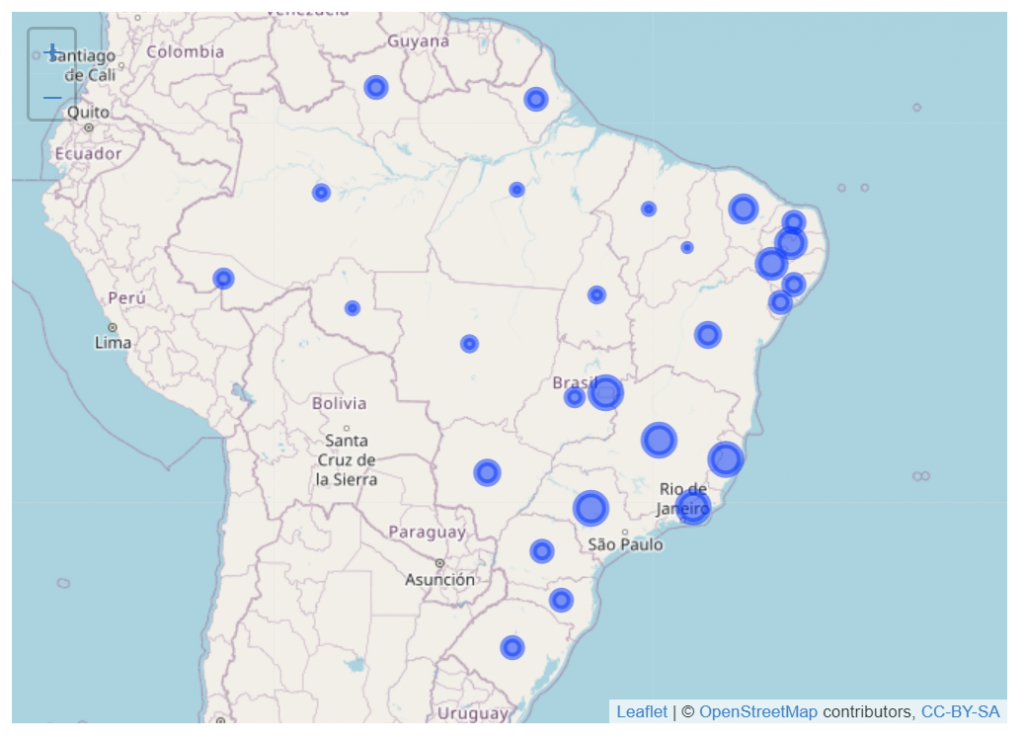 Construa mapas com o pacote Leaflet - Statplace